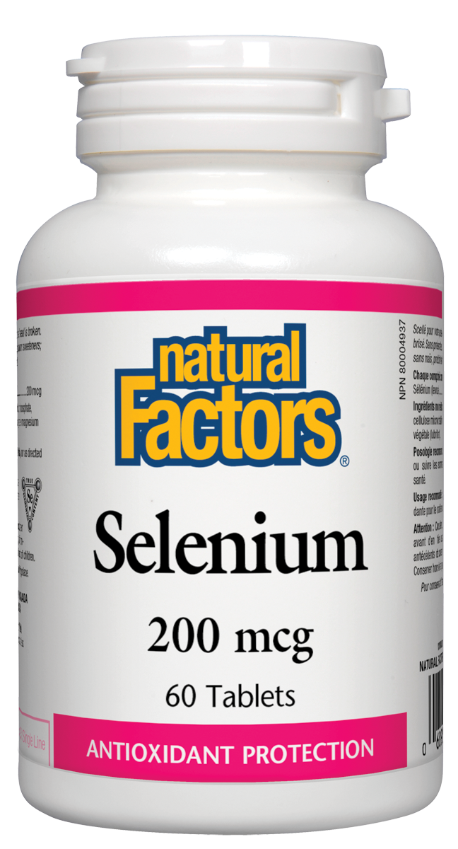Natural Factors Selenium 200 mcg 60 Tablets — Aura Natural Market