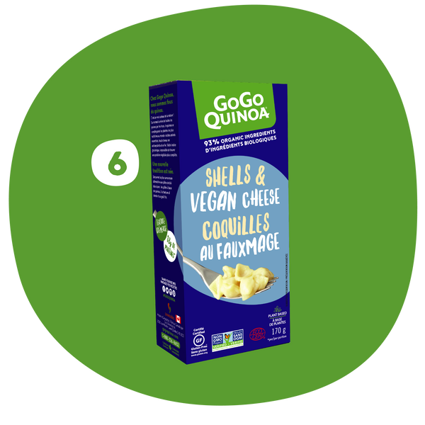 Gogo Quinoa Shells & Vegan Cheese 170g — Aura Natural Market