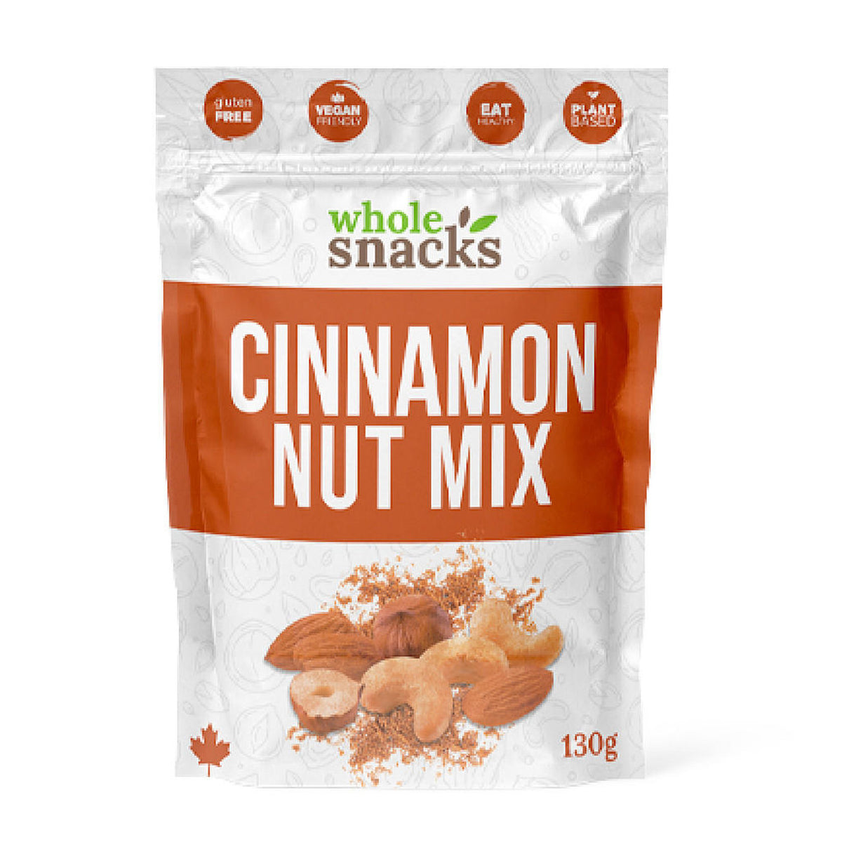 Whole Snacks Cinnamon Nut Mix 130g — Aura Natural Market