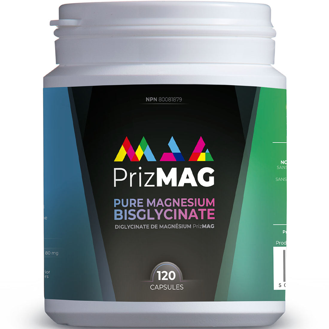 PrizMag Pure Magnesium Bisglycinate 120 caps — Aura Natural Market