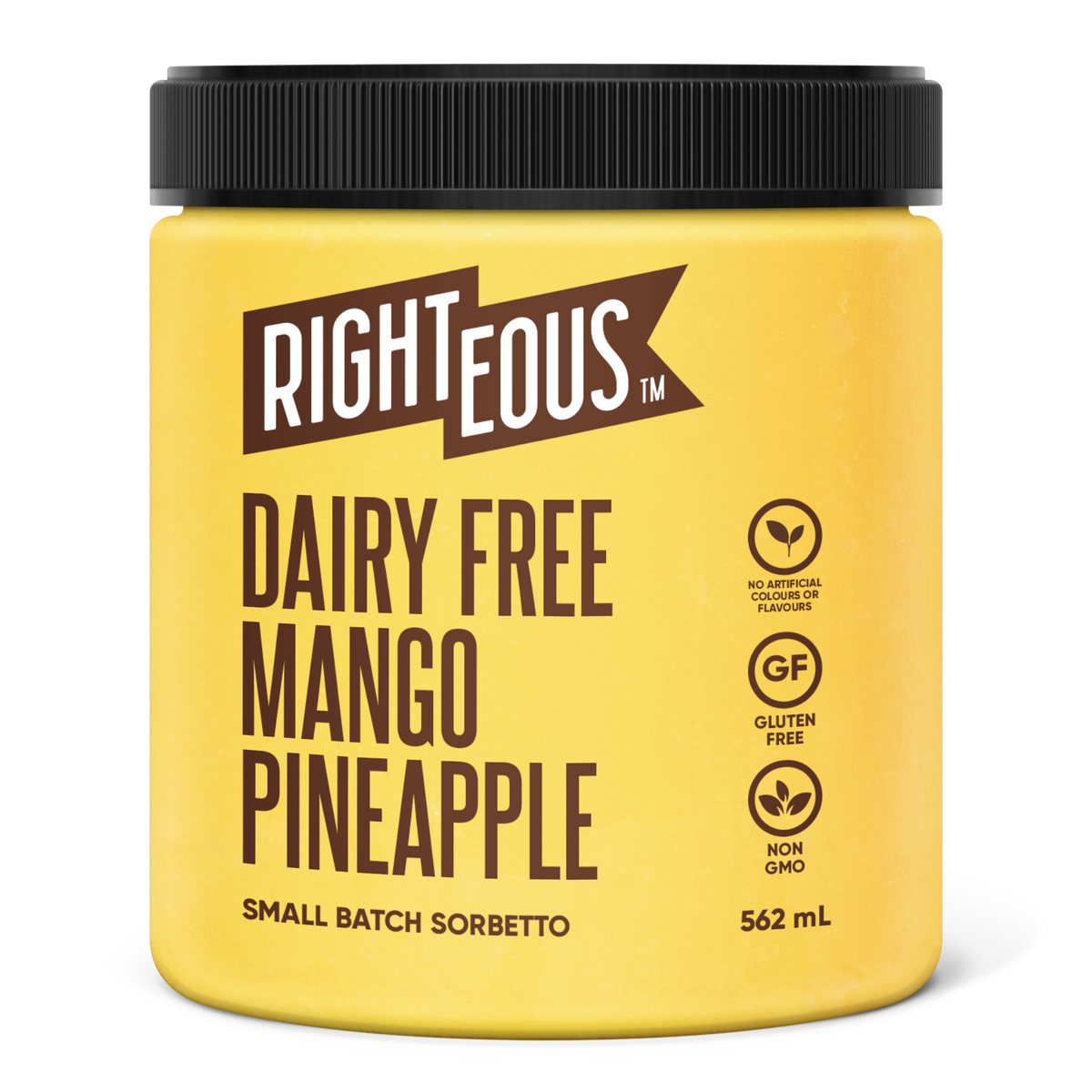 Righteous Gluten Free, Dairy Free Gelato; Mango Pineapple 562ml — Aura ...