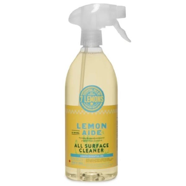 Lemonaide All Surface Cleaner, Lemon Essential Oil 750ml — Aura Natural ...