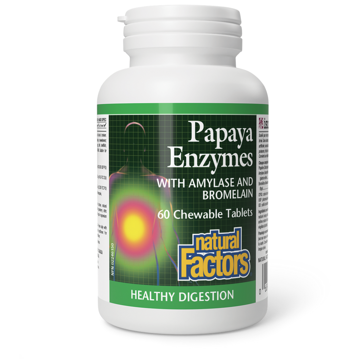 Natural Factors Papaya Enzymes Chewable Tablets - With Amylase & Brome ...