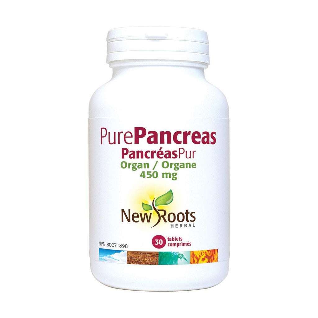New Roots Pure Pancreas 450mg 30tabs — Aura Natural Market
