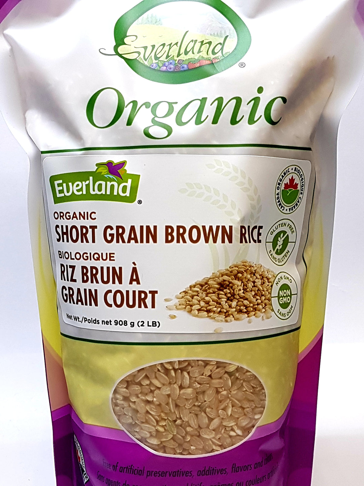 EVERLAND ORGANIC BROWN RICE 908g — Aura Natural Market