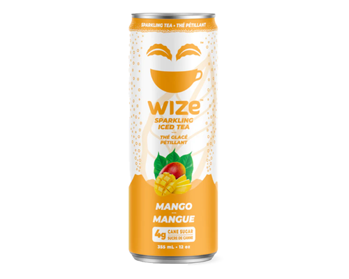 WIZE SPARK ICED TEA, MANGO 355ml — Aura Natural Market