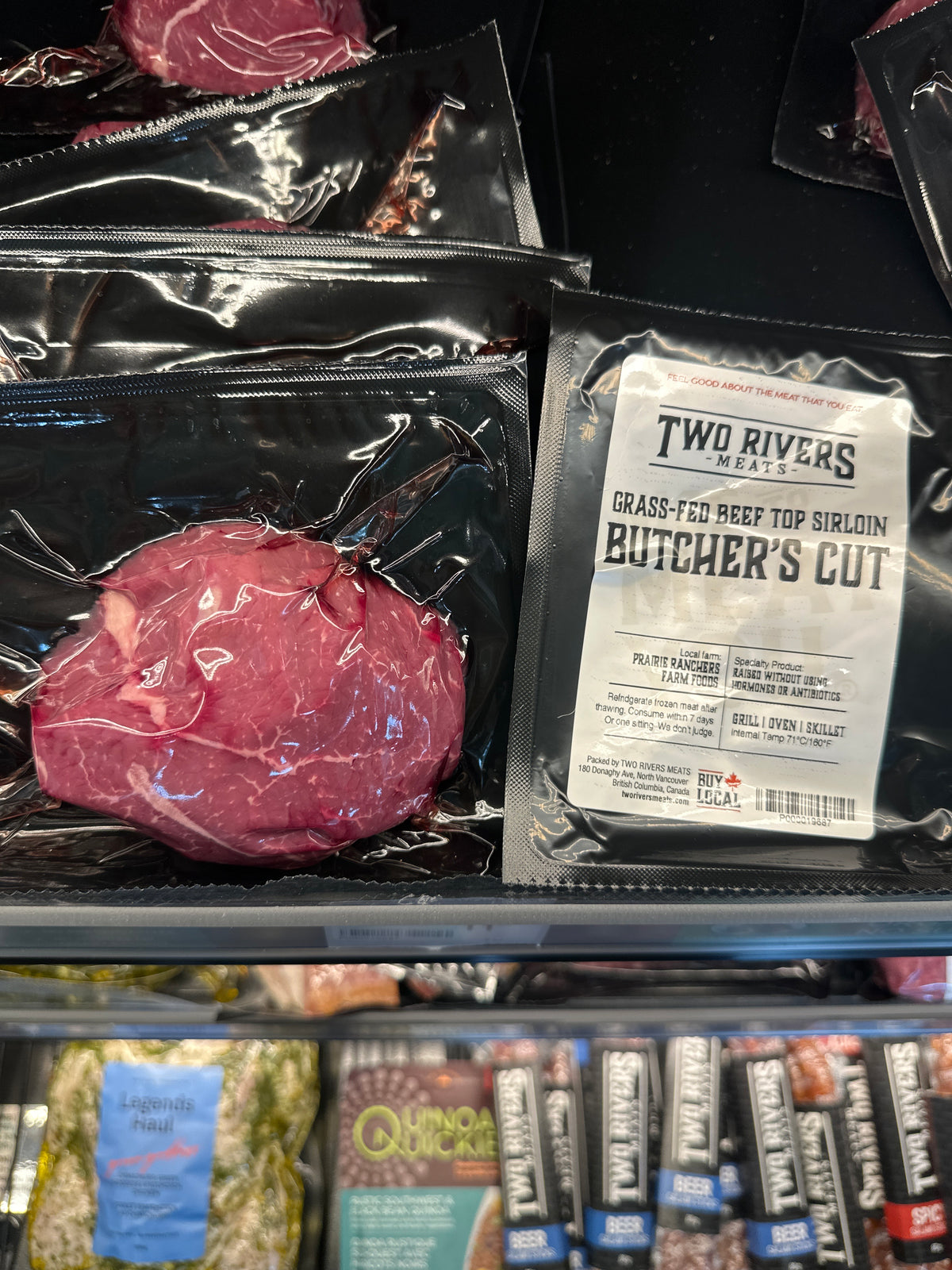 Two Rivers Meats - Grass Fed Beef Top Sirloin - Butcher's Cut 6 oz ...