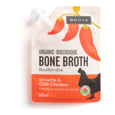 Broya Organic Bone Broth - Sriracha & Chili Chicken 500ml — Aura ...