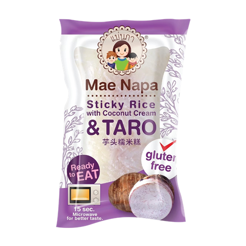 Mae Napa Taro & Sticky Rice with Coconut Cream Bar 80g — Aura Natural Market