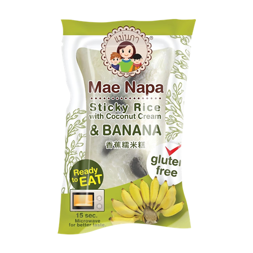 Mae Napa Banana & Sticky Rice with Coconut Cream 80g — Aura Natural Market