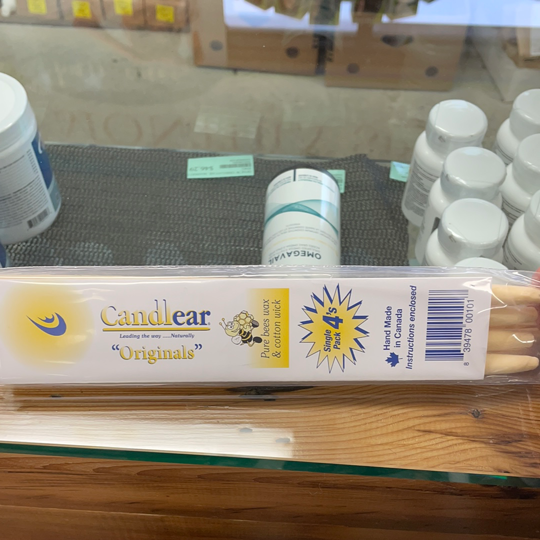 Candlear Ear Candles - Pure Bees Wax 4 Pack — Aura Natural Market